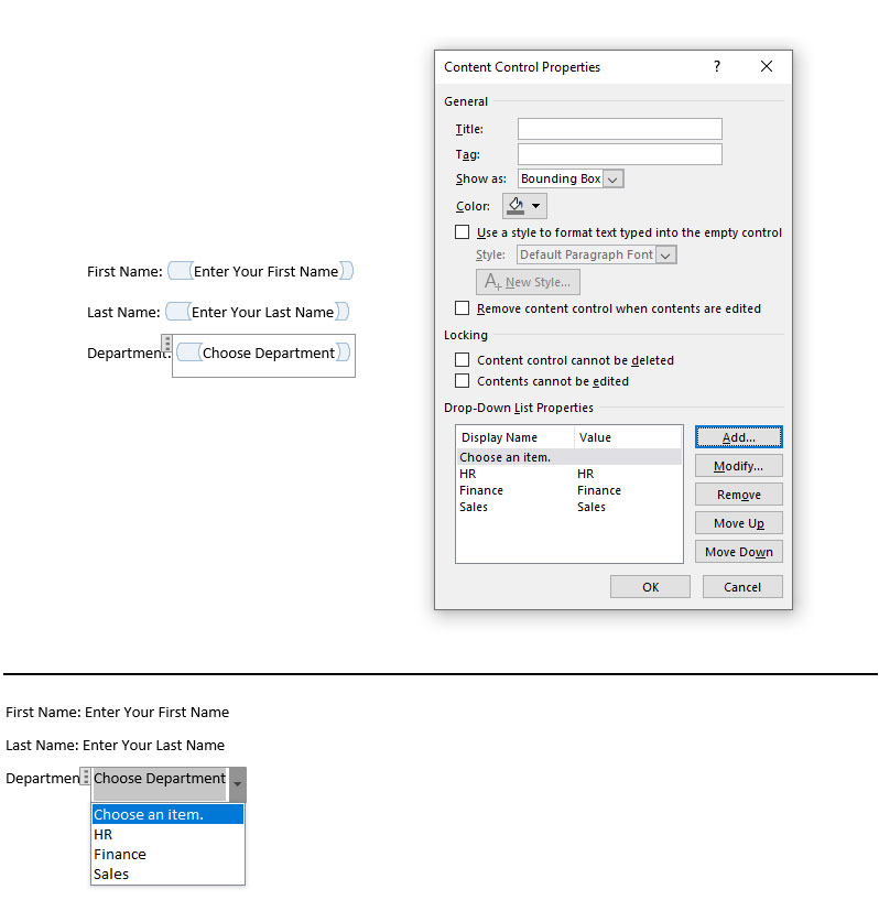 Custom FILLABLE Form LEVEL 2 2 5 Pages Transform Your Word Documents 